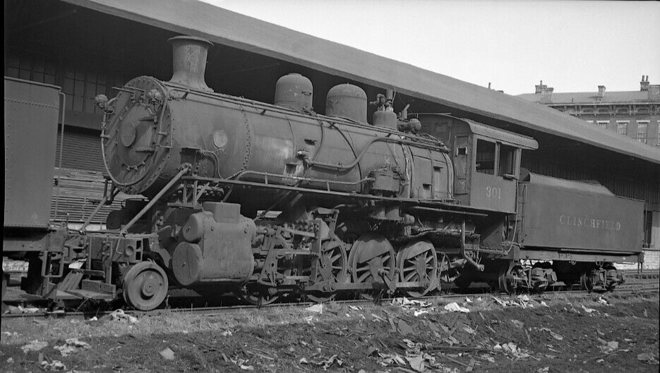 Clinchfield Railroad 301 2-8-0 H-4 Cincinatti OH 33136 3-52 Negative ...