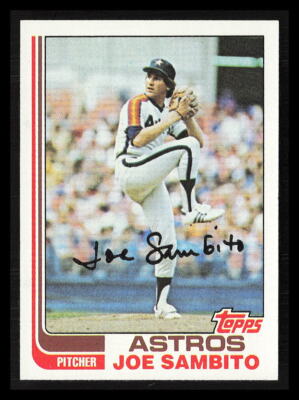 Joe Sambito 1982 Topps #34 Houston Astros | eBay