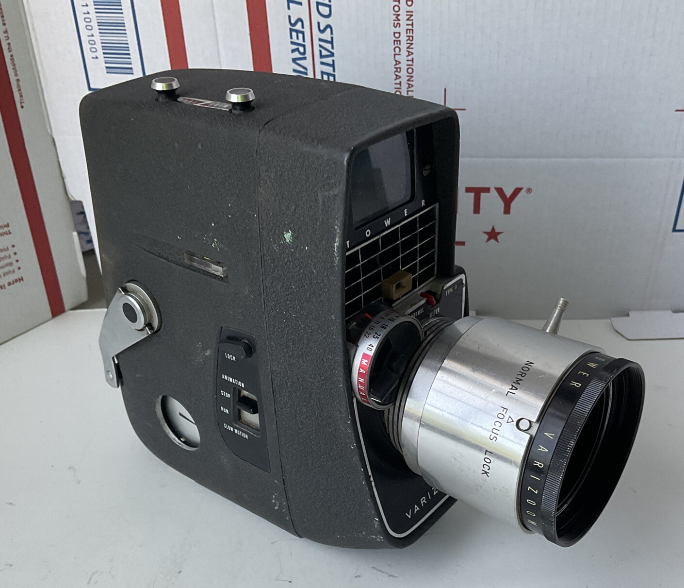 Vintage Sears Tower Varizoom 8mm Movie Camera Model 584 Made In Japan ...
