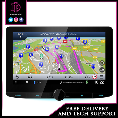 KENWOOD DNR992RVS - 10.1" HD WIRELESS CARPLAY & ANDROID AUTO, CAMPER ...