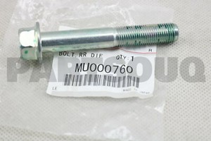 MU000760 Genuine Mitsubishi BOLT,RR DIFF RR MOUTING | eBay