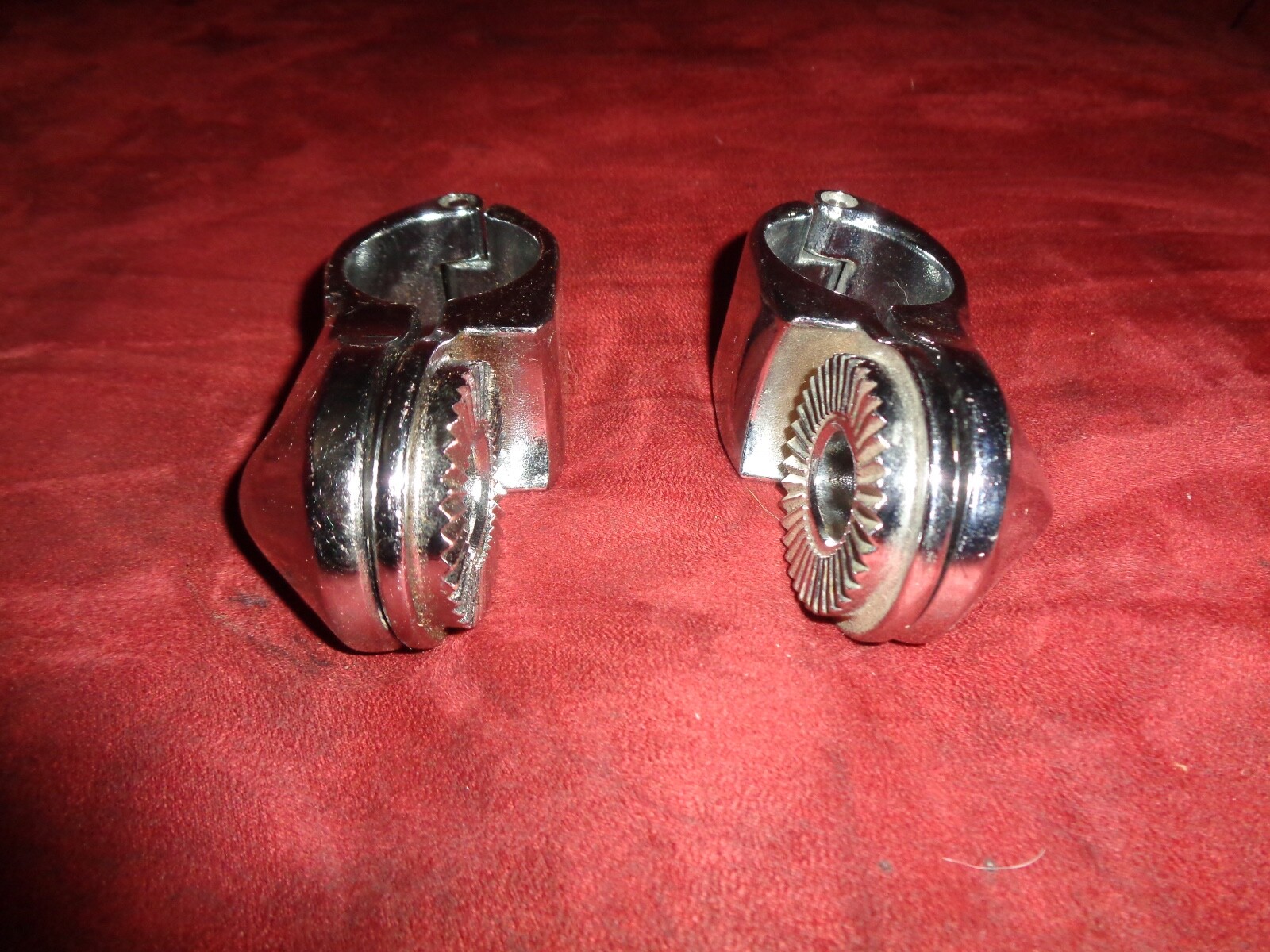 harley 50829-07a set of 2-chrome adjustable high way foot peg mounting ...