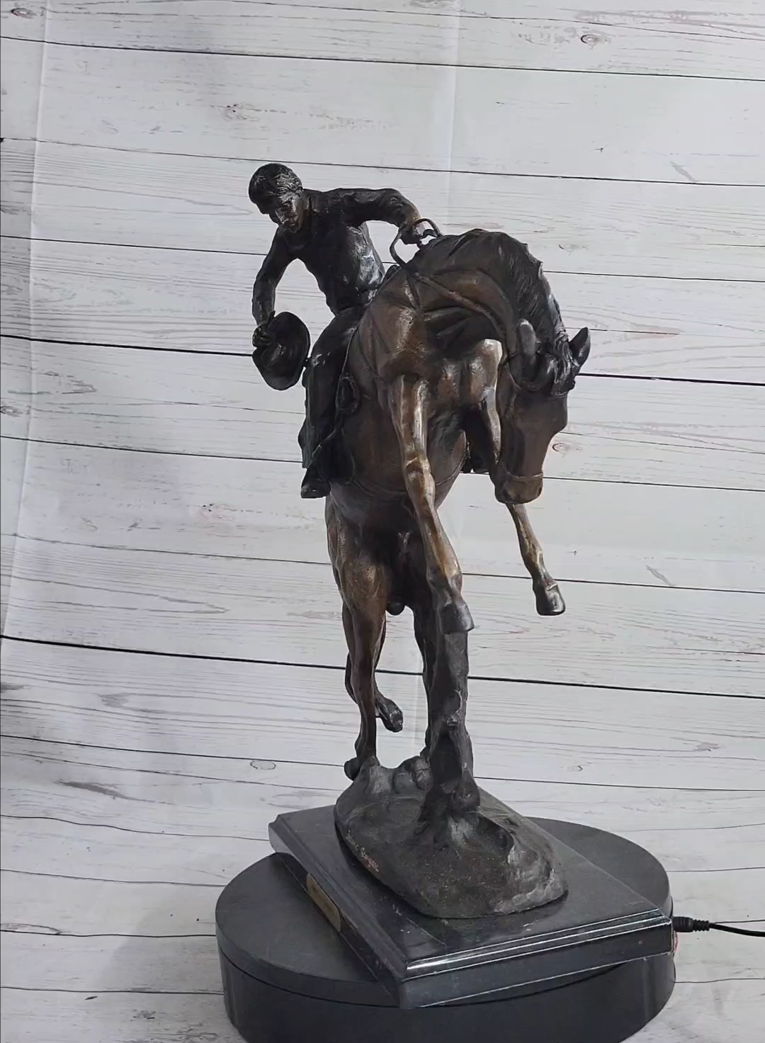 BRONCO TWISTER by Frederic Remington Country Western Bronze Sculpture ...