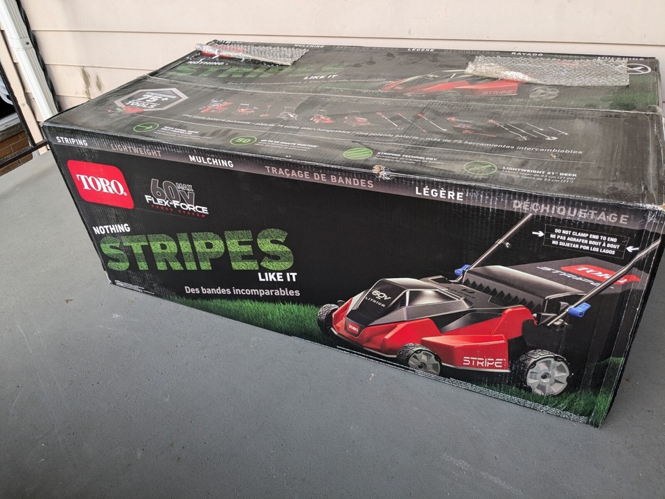 Toro 21620 Stripe 21in Self Propelled Push Lawn Mower 5Ah Kit | eBay