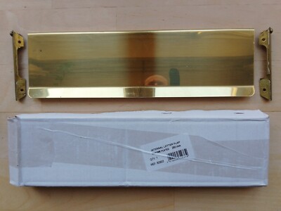 POLISHED BRASS INTERNAL LETTER BOX FLAP DRAUGHT EXCLUDER Inner Post ...