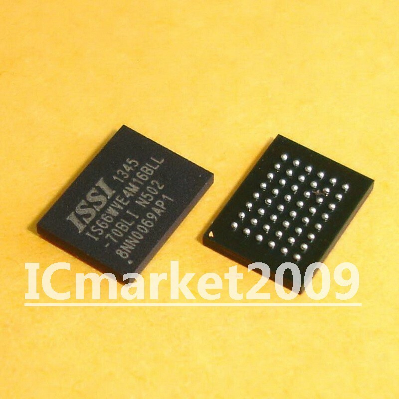 1 PCS IS66WVE4M16BLL-70BLI BGA-48 3.0V Core Async/Page PSRAM Chip ...