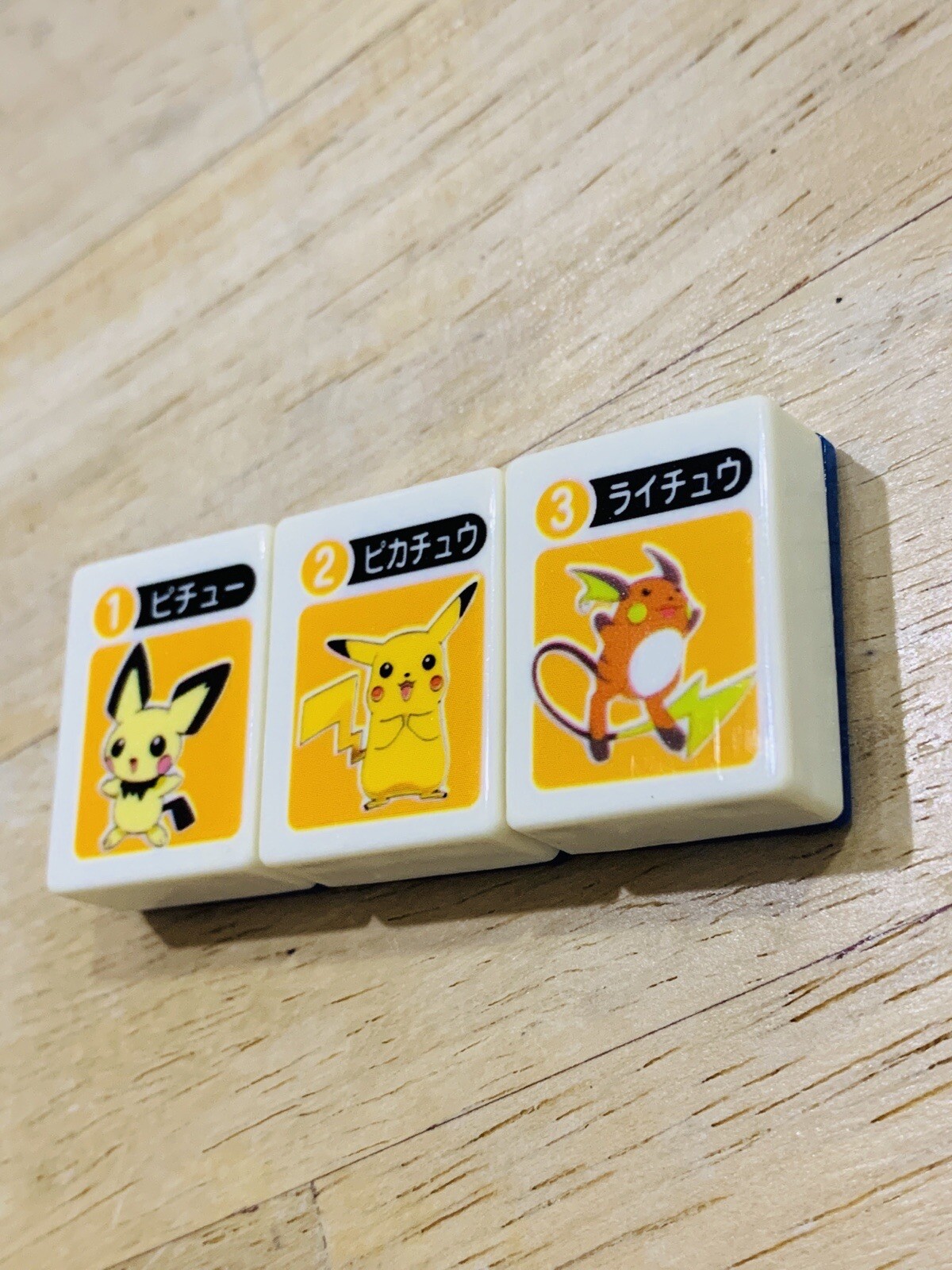 Pichu Pikachu Raichu Pokemon mahjong tiles Nintendo From Japan FG-5 | eBay