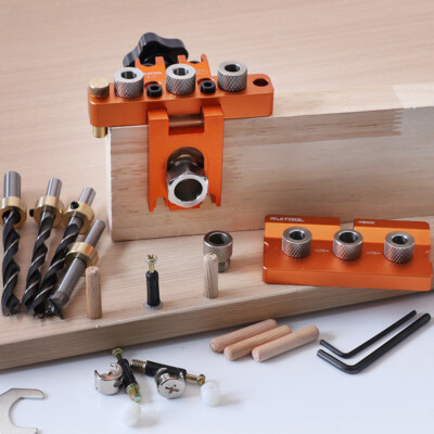 Three in one punching locator connector rebound device hole positioning ...