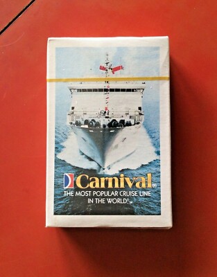 VINTAGE OFFICIAL CARNIVAL CRUISE LINE PLAYING CARDS SEALED | eBay