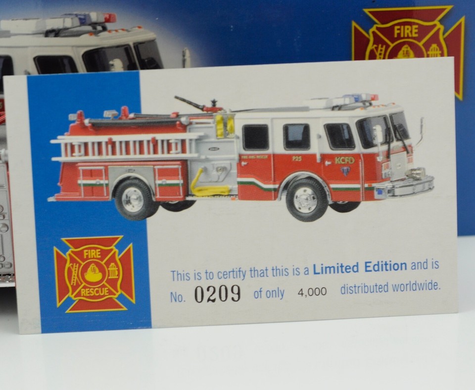 Corgi Collectible Die-Cast Replicas E-one Sidemount-Kansas City Fire ...
