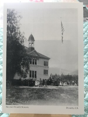 POSTCARD UNPOSTED CALIFORNIA, DUARTE- SECOND DUARTE SCHOOL | eBay