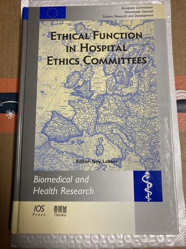Ethical Function in Hospital Ethics Committees (IOS Press/Hardbck) Free ...
