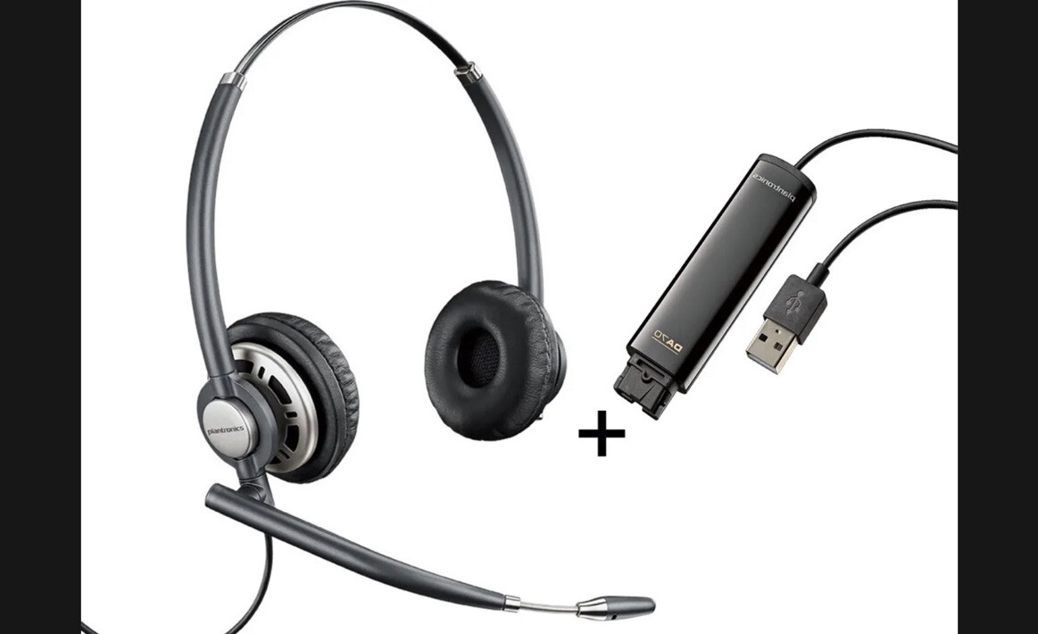 Plantronics EncorePro HW720 Dual Ear Professional Headset, 43% OFF