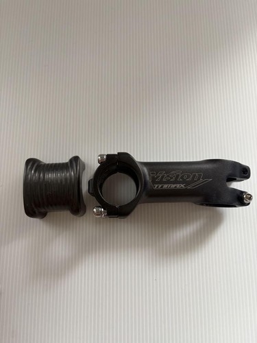 Vision Trimax 80mm Bike Stem Black Carbon Cap Road MTB Used | eBay