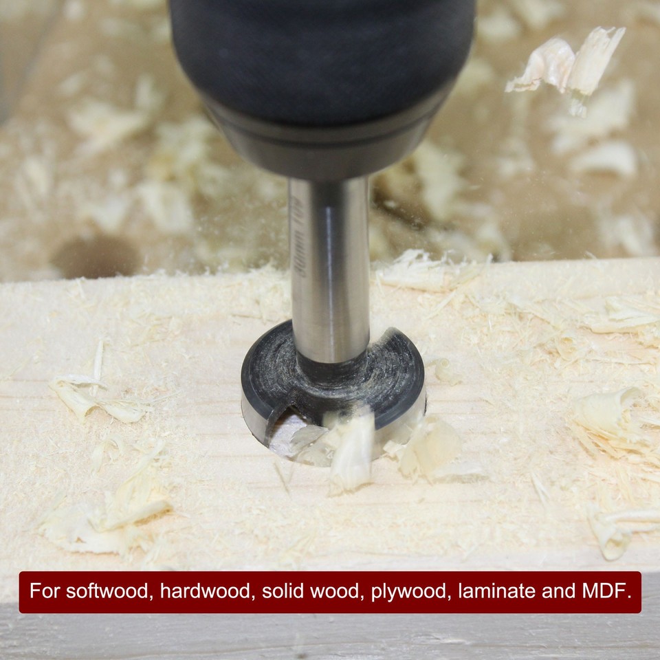 1-1/16" (27mm) Forstner Bit Opener for Drilling Carbide Tipped L Size ...