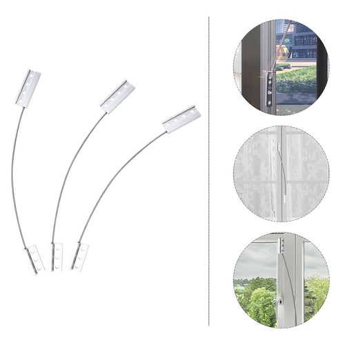 3 Pcs Fall Cabinet Cable Window Safety Restrictors | eBay