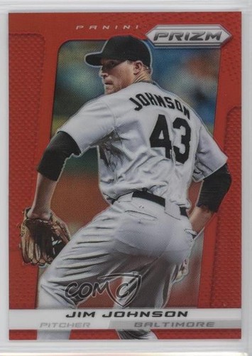 2013 Panini Prizm Target Red Prizm Jim Johnson #174 | eBay
