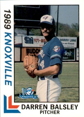 1989 Knoxville Blue Jays Best #3 Darren Balsley San Diego California CA ...