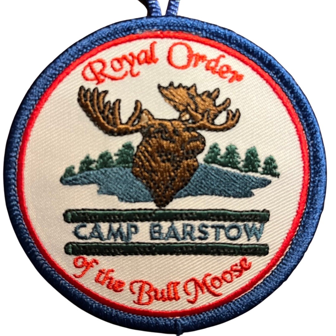 Camp Barstow Indian Waters Cncl. SC Muscogee Lodge Bull Moose Scout Patch 3” NEW | eBay