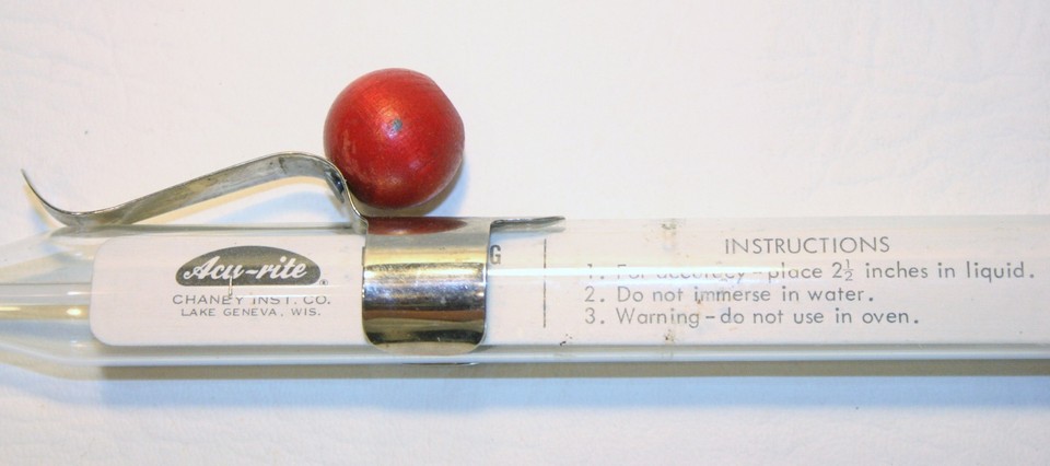 Vintage Pyrex Meat Thermometer & Acu-rite thermometer | eBay