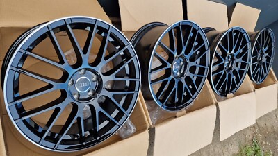 Audi Black Edition Style 20" Alloy Wheels A5 S5 A4 S4 A6 S6 A7 A8 Q7 Q8 ...