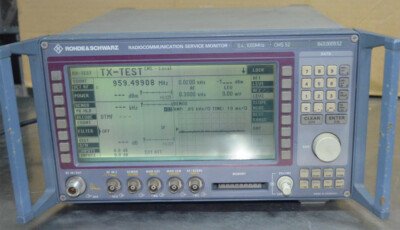 Rohde & Schwarz CMS52 Service Monitor [A#203] | eBay
