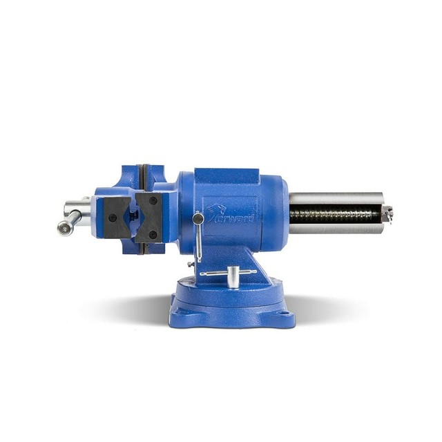 Forward DT08125A Heavy Duty Bench Vise 360 Degree Swivel Base and Head ...