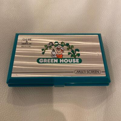 Nintendo Game & Watch GREEN HOUSE GH-54 Multi Screen Console 1982 ...