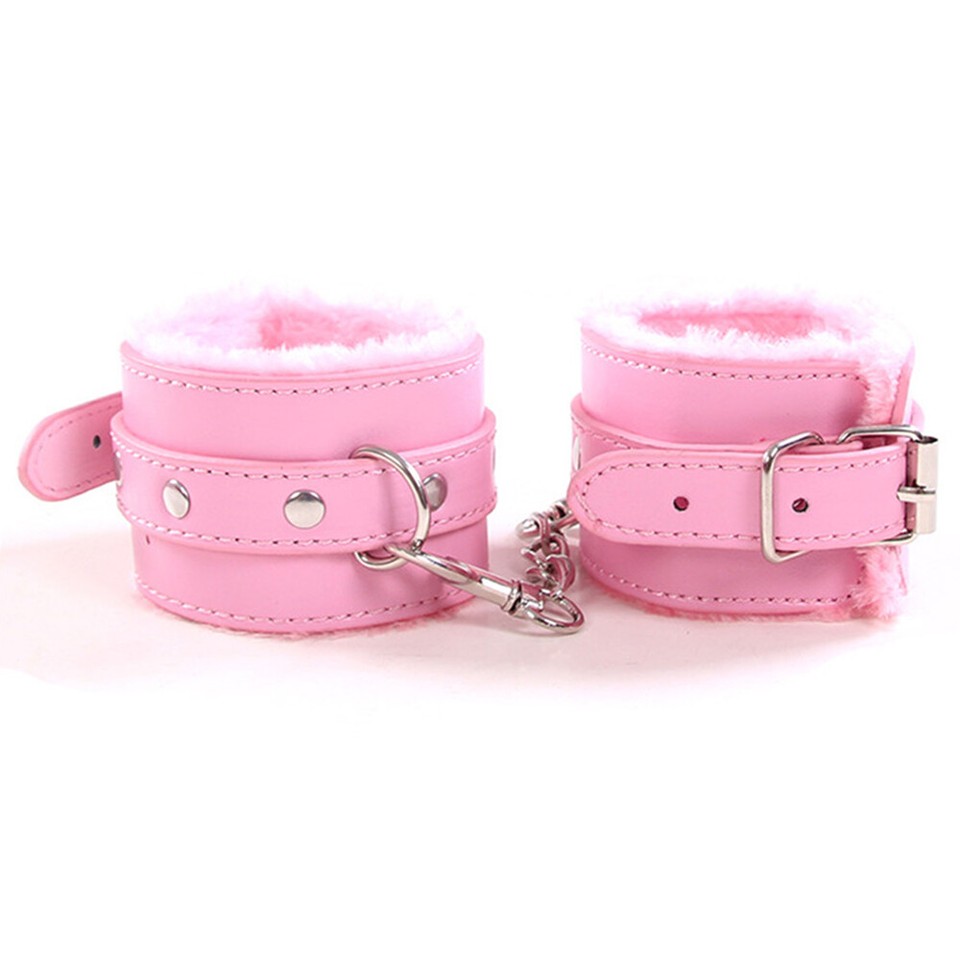 Restraint Handcuffs Adjustable Bondage Wrist cuffs Couples Slave Bdsm 2 ...