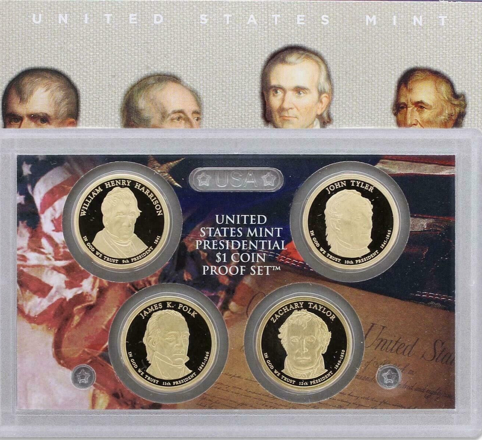 2009-S Presidential PROOF SET 4 GEM COINS NO BOX/COA/PLASTICS - COINS ...