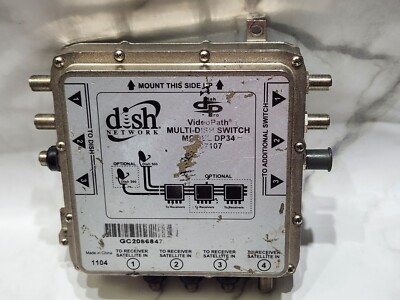 Dish DP34 Multi-Dish 3X4 Multi Switch 3 in 4 output Videopath | eBay