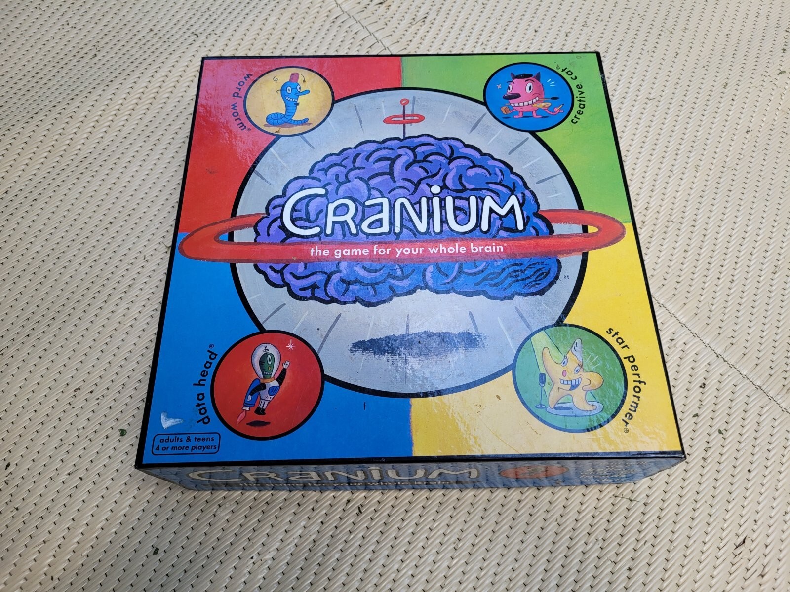 Cranium The Game 4 Your Whole Brain 1998 Outrageous Game Board ...