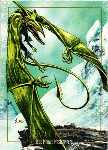 1992 SkyBox Marvel Masterpieces #76 Sauron | eBay