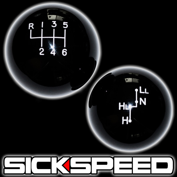 OL' SKOOL SHIFT KNOB/TRANSFER CASE SET FOR MANUAL GEAR SHIFTER 4X4 6-SPEED BLACK | eBay