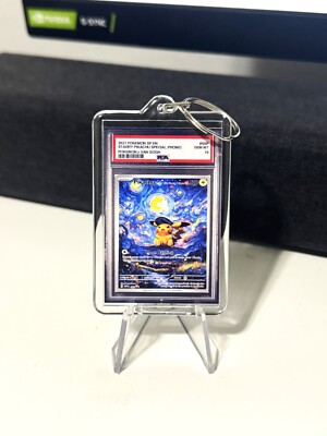 Mini Keychain Gift Pokemon Pikachu Moon Bathing with The Starry Night ...