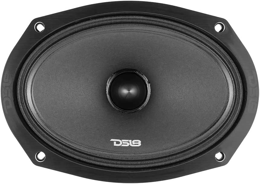 PAIR DS18 PRO-ZXI694BM 6x9" Mid-Range Bass 1200 Watt 4-Ohm Bullet Car ...