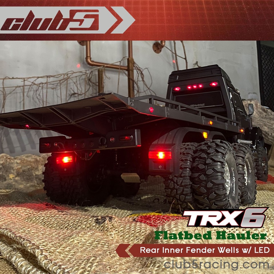 Rear Inner Fender Wells w/ LED for Traxxas TRX-6 HAULER | eBay