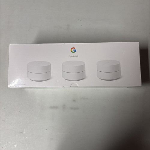 Google Wi-Fi Mesh Router AC1200 Dual-Band WiFi 5 3-Pack White Router ...