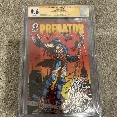 PREDATOR #1 (1989) CGC GRADE 9.6 SIGNED & SKETCH By SAM DE LA ROSA | eBay