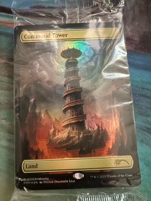 MTG Command Tower NM EN Foil PROMO 0002 Textless Full Art EDH | eBay