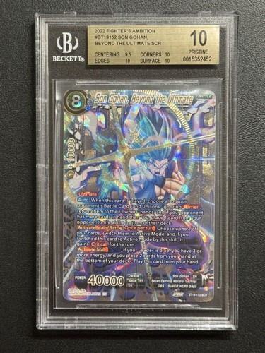 BGS10 Dragon Ball Super Card BT19‑152 SCR Son Gohan “Beyond the ...