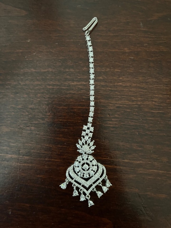 Tesoro Beautiful Premium Quality Silver tikka For Wedding | eBay