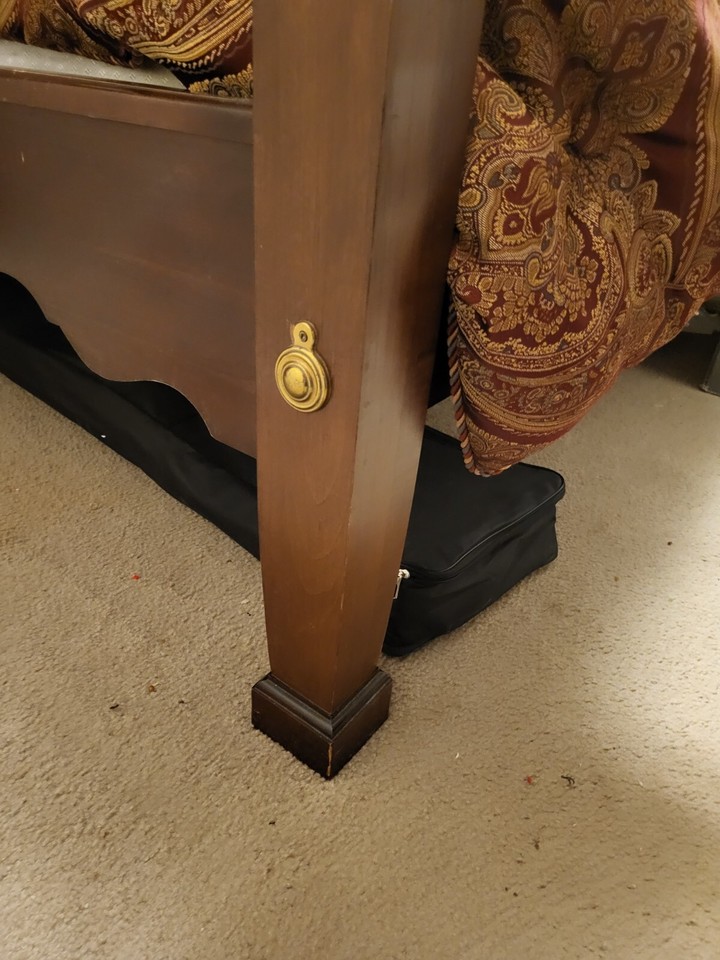 Queen Size Four Poster Bed Queen Anne Rice | eBay