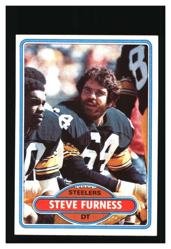 1980 Topps #111 Steve Furness Pittsburgh Steelers NM-MT | eBay
