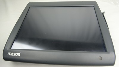 Micros Workstation 5A, WS5A ,POS Touch Terminal w/ Power Cord. 400814 ...