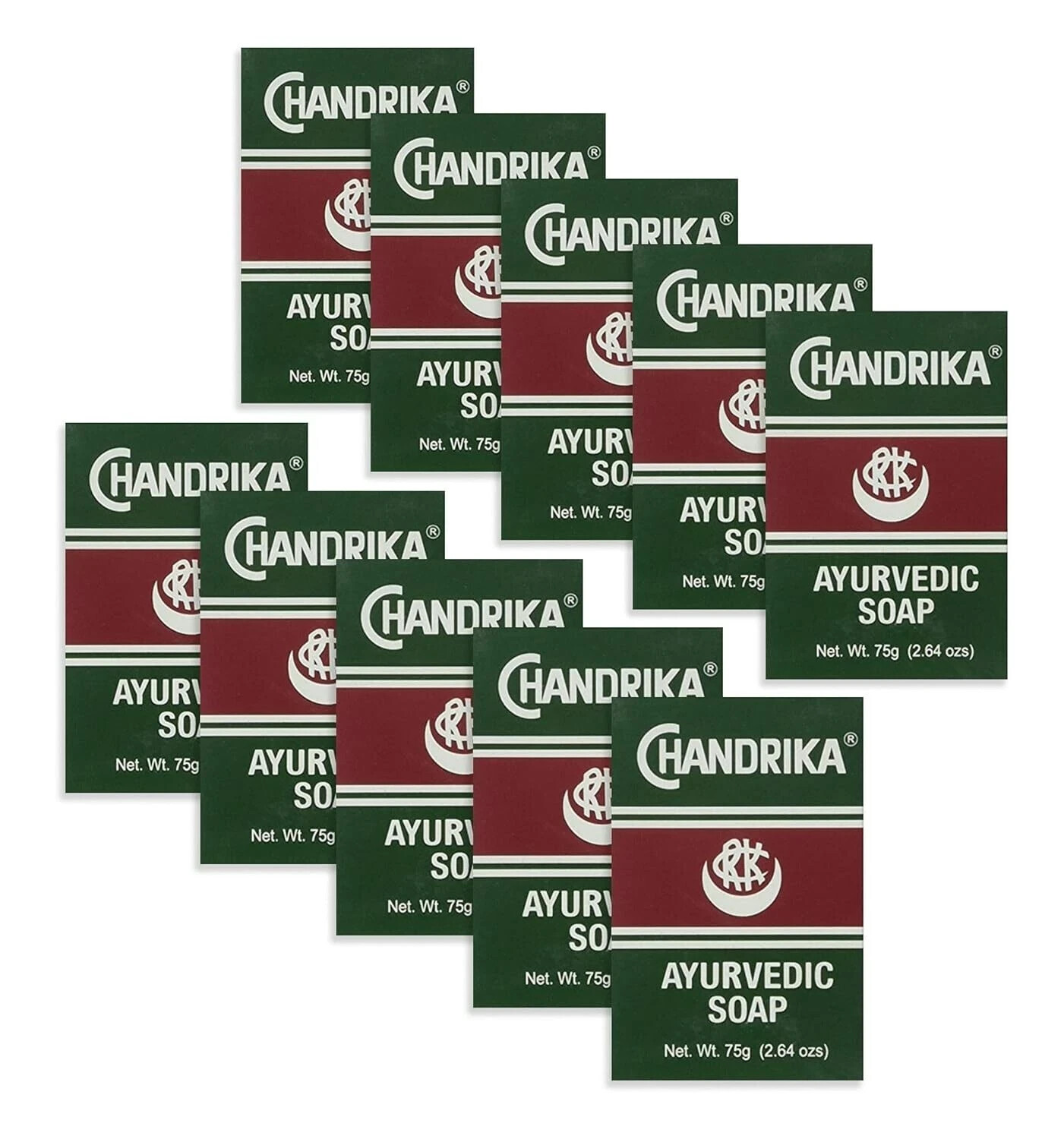 Chandrika Soap Ayurvedic Herbal And Vegetable Oil Soap - 2.64 Oz - Case ...