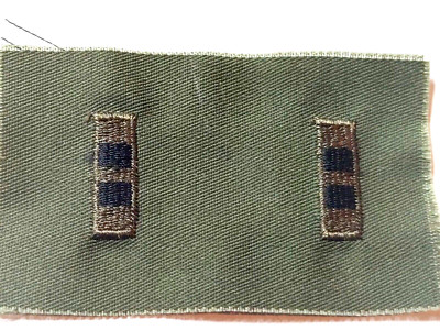 NOS 1 PAIR U.S. ARMY SUBDUED WO 2 INSIGNIA OD Cloth Sew On | eBay