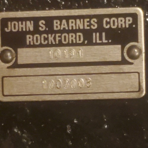 John S. Barnes 10191 Hydraulic Pump | eBay