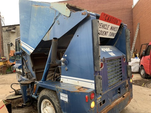 fmc vanguard street sweeper parking lot sweeper | eBay