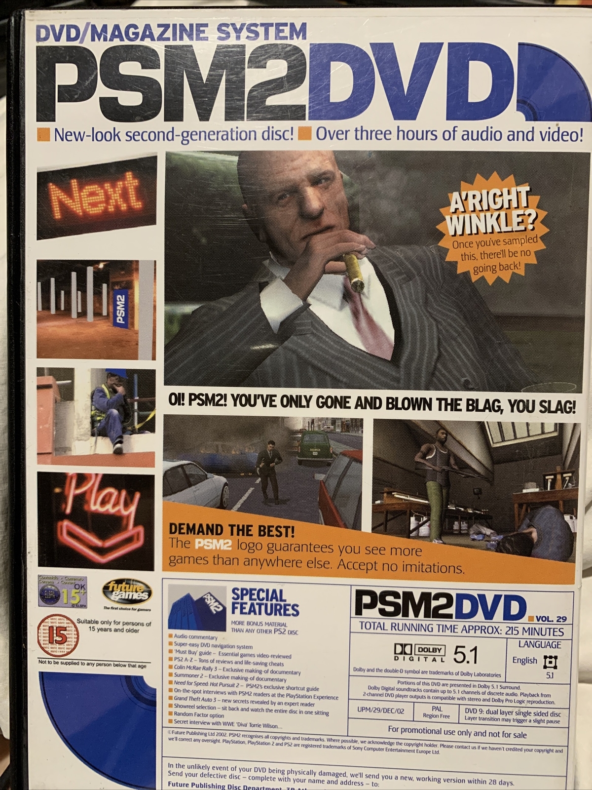 PSM2 DVD - Volume 29 - PAL (Region Free) PlayStation Magazine DVD | eBay